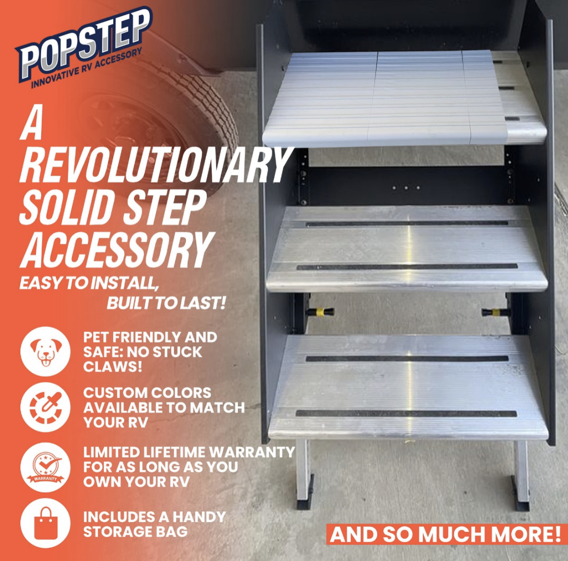 PopStep - Ultimate RV Step Covers For Lippert & MorRyde