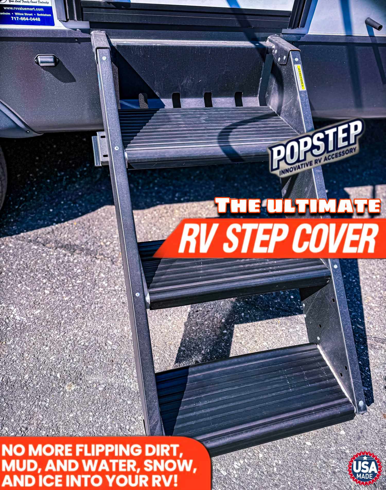 Pop Step - Ultimate RV Step Covers For Lippert and MorRyde RV Steps