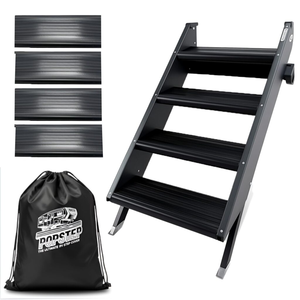 RV Step Covers | MorRyde StepAbove Camper Steps 4 Pack